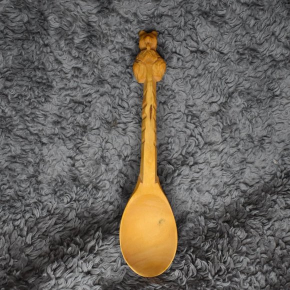 Hand Crafted | Kitchen | Hand Carved Wood Bear Spoon | Poshmark
